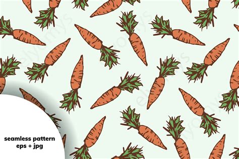 Carrots Pattern By Elyomys Thehungryjpeg