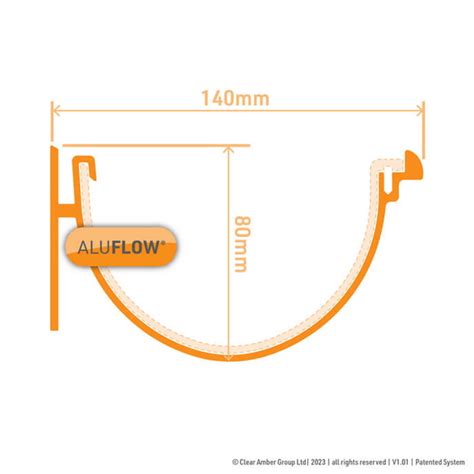 Aluflow Aluminium Rain Gutter Deep Flow Buy Insulation Online