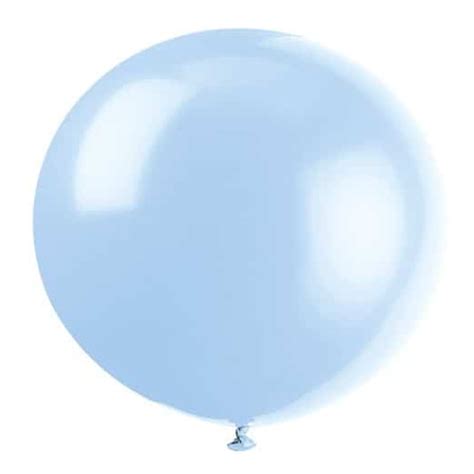Cool Blue Jumbo Biodegradable Latex Balloon 91cm 36 In Partyrama