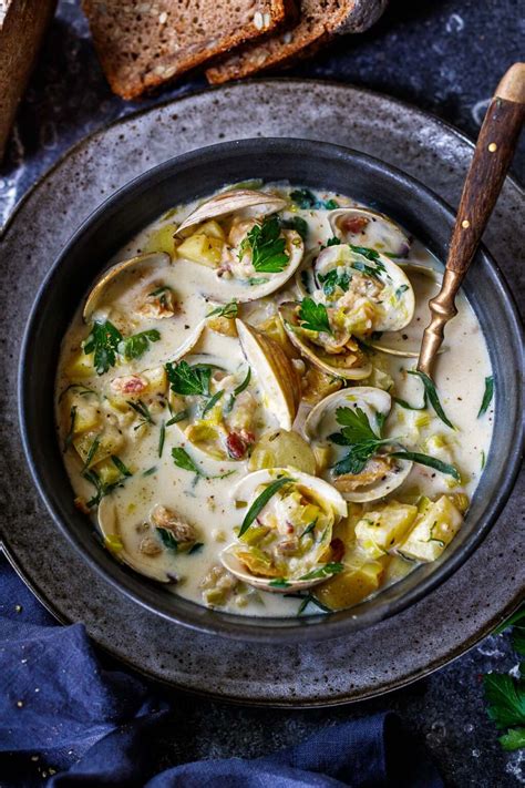 Fresh Clam Chowder Recipe Feasting At Home