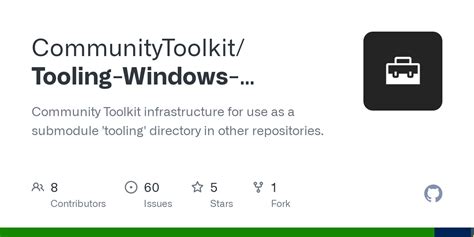 Tooling Windows Submoduletoolkitcomponentsourceprojectprops At Main · Communitytoolkit