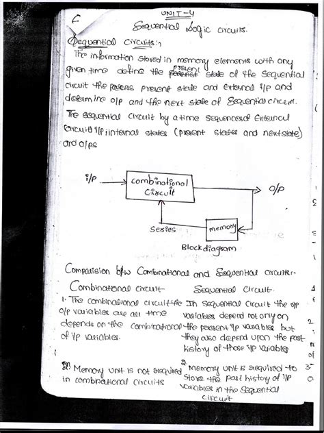 Unit 4 Sequential Logic Circuits0001 Pdf