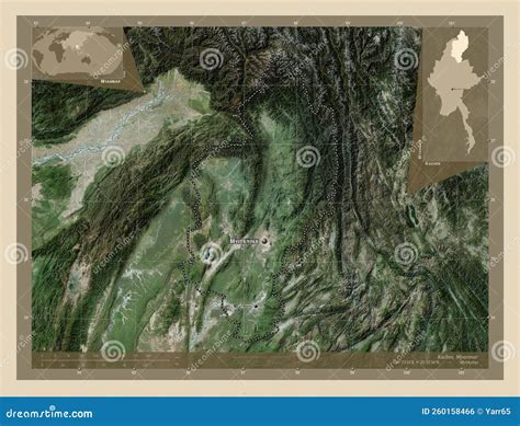 克钦缅甸 海拔卫星 城市标志点 库存例证 插画 包括有 国家（地区） 聚会所 形状 亚特兰提斯 260158466