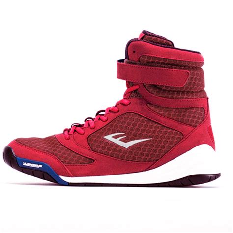 Everlast Elite Pro Hi Top - Red - MMA Factory