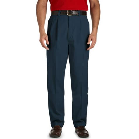 Harbor Bay Mens Big And Tall Harbor Bay Waist Relaxer Casual Pants