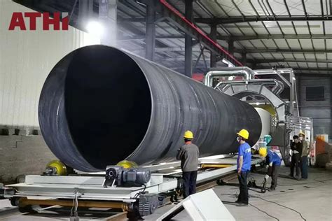 Steel Pipe 3pe Anti Corrosion Coating Line Athi