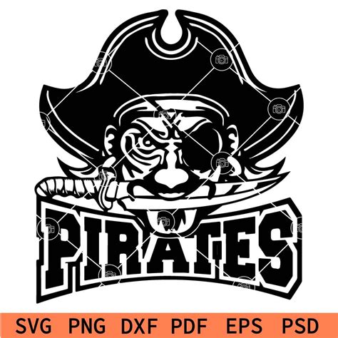 Pirates Svg Go Pirates Svg Sports Svg Pirate With Knife Svg Pirates