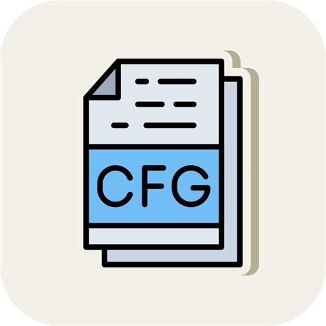 Cfg File Format Vector Icon Design 29162362 Vector Art At Vecteezy
