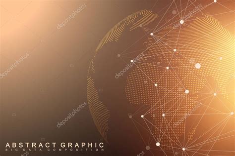 Virtual Graphic Background Communication With World Globe En Ingl S