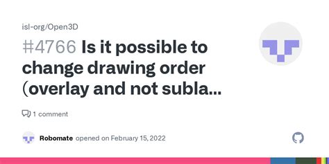 Is It Possible To Change Drawing Order Overlay And Not Sublay In