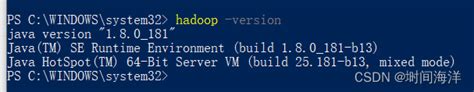 hadoop——windows系统下hadoop单机环境搭建 hadoop windows开发环境搭建 csdn博客
