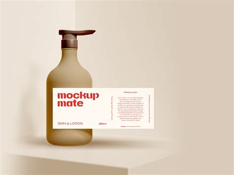 Pump Bottle Cosmetics Product Mockup The Free Mockup