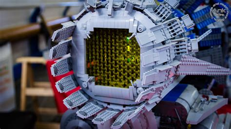 LEGO Classic Space Ship Space Station MOC Video Anktales Destroy