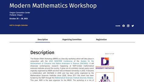 Modern Mathematics