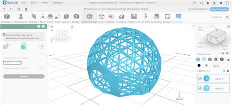 How To Create 3d Wireframe Models Like Spiral Lamp Shade And Outdoor Dome House In 3d Modelling