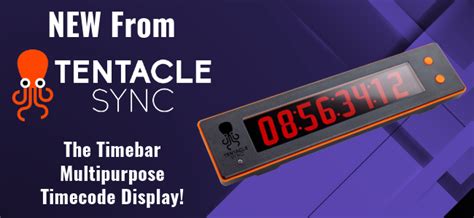 introducing the new timebar from tentacle sync 1sourcevideo