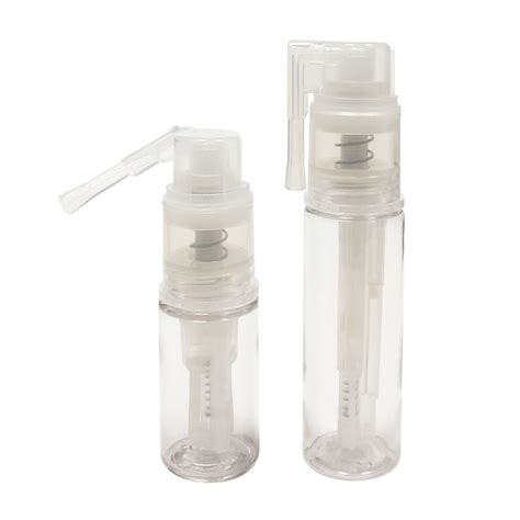 China China Empty Clear Portable Cosmetic Powder Sprayer Pump Bottle With Long Locking Nozzle
