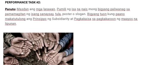 PERFORMANCE TASK 2 Panuto Masdan Ang Mga StudyX