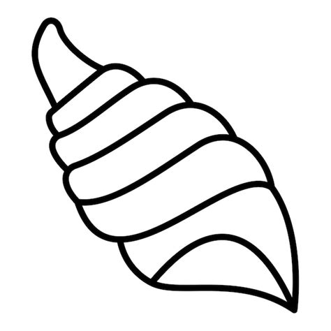 Premium Vector Conch Shell Icon