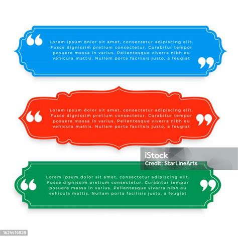 Collection Of Double Inverted Comma Mark Background Design Stock Illustration Download Image