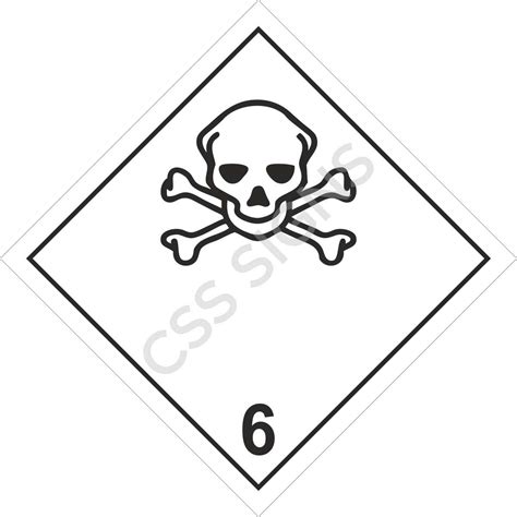 Dangerous Goods Labels Css Signs Shop