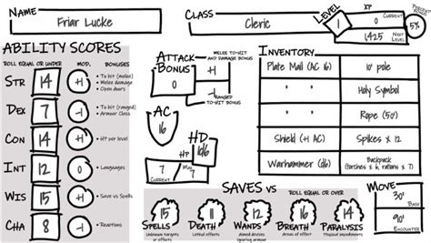 Old School Essentials Inventory Slots Pdf