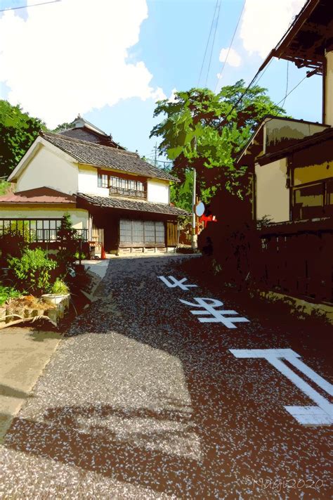 谁もいない路地里くなどなぎ的pixiv高清风景插画图片 Bobopic