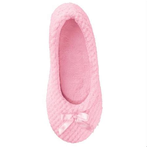 Chenille Ballet Slippers Flexible House Slipper Design Plush Insole