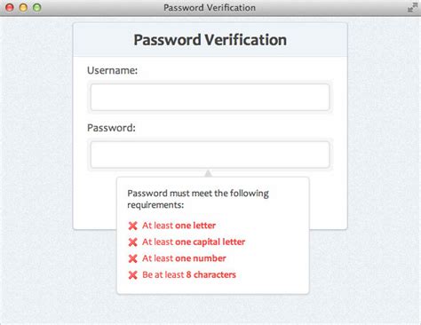Password Strength Verification With Jquery