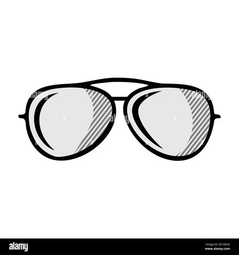 Aviator Sunglasses Icon Isolated On White Background From Travelling Collection Aviator