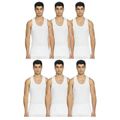 buy e1k mens cotton vests pack of 6 white l online at best prices in
