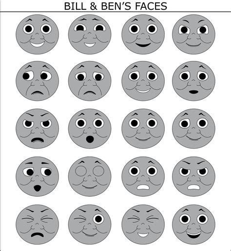 Bill And Ben The Tank Engine Twins Face Masks By Miked57s On Deviantart
