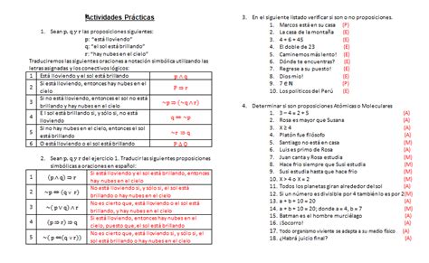 Ist Frederick W Taylor Ejercicios Practicos De Conectivos Logicos Y
