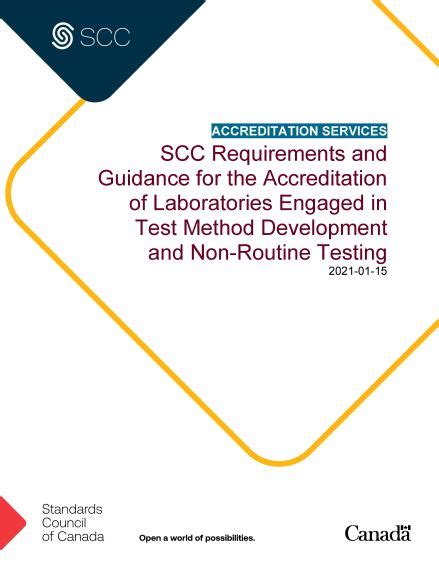 Scc Requirements And Guidance For Accreditation Of Laboratories Engaged