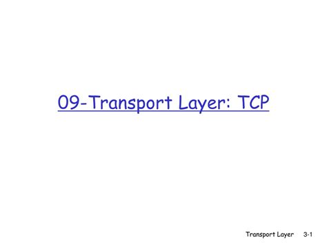 PPT Transport Layer TCP PowerPoint Presentation Free Download ID