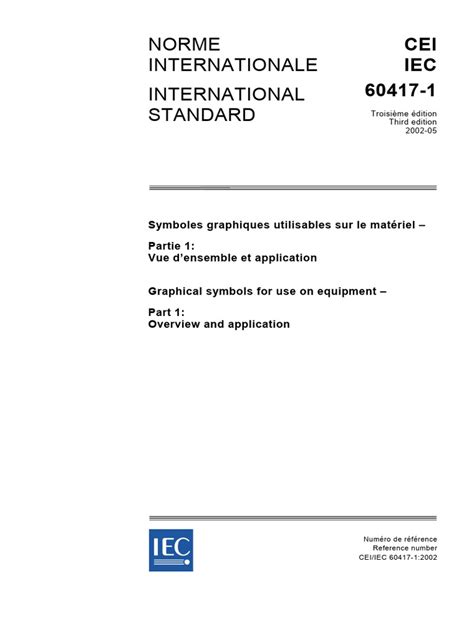 Iec 60417 1 2002 Pdf International Organization For Standardization