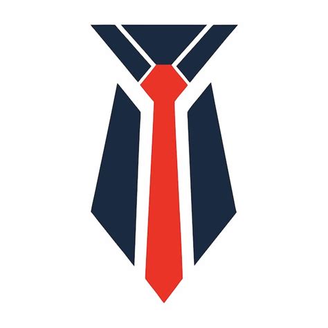 Dress Code Tie Logo Design Concept Vector Art And Illustration