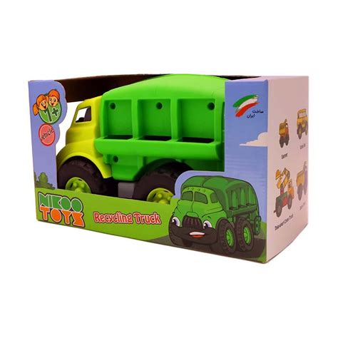 اسباب بازی کامیون بازیافت نیکو تویز Recycling Truck Nikootoys اسباب