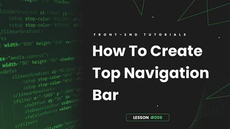 How To Create A Top Navigation Bar Using HTML CSS YouTube