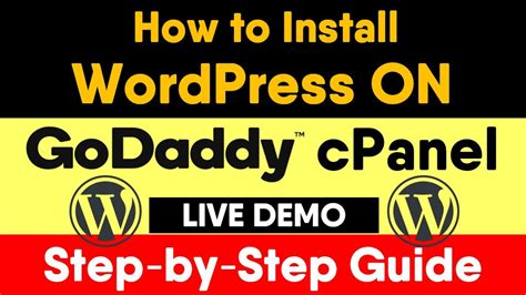 How To Install Wordpress On Godaddy Web Hosting Cpanel 2020 Godaddy
