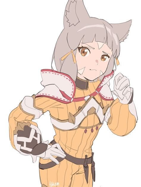 Nia Xenoblade Chronicles Drawn By Fikkyun Danbooru