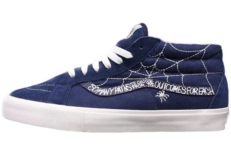 Vans Sk8 Mid Syndicate Wtaps Spider Navy Hombre Vn Olyrnav Mx