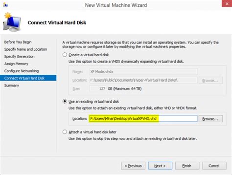 How To Add An Xp Mode Virtual Machine To Windows Or Using Hyper V