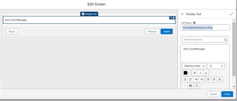 Handling Exceptions In Salesforce Screen Flow Using The Screen Flow Error Handler Sub Flow For