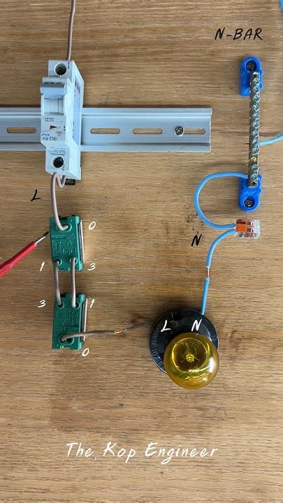 การเดินสายวงจรสวิตช์บันได ไฟฟ้า บ้าน Switch สวิตช์บันได ทูเวย์ Youtube