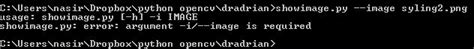 Python Argparse Says Error Argument Is Required Even Though Script