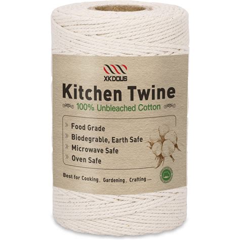 Xkdous 476ft 2mm Butchers Twine 100 Cotton Food Safe For Meat