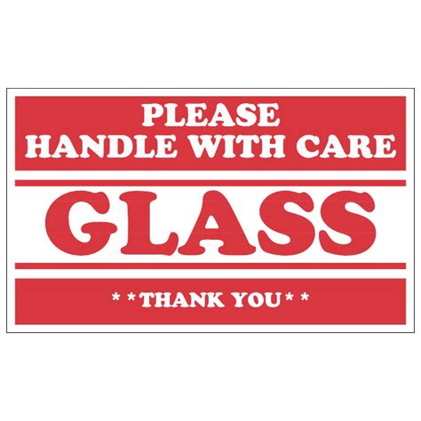 Glass Handle With Care Symbolai Royalty Free Stock Vector Images