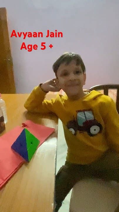 Pyraminx Cube Solved By 5 Years Old Youtube