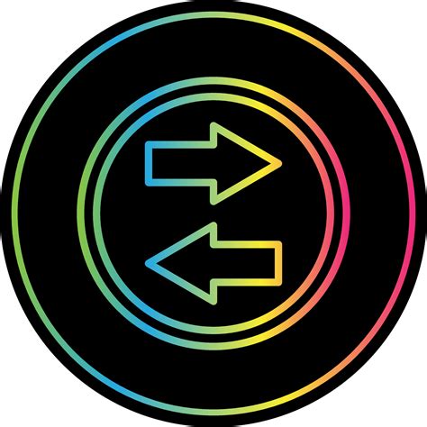 Two Way Arrow Vector Icon Design 27689351 Vector Art At Vecteezy